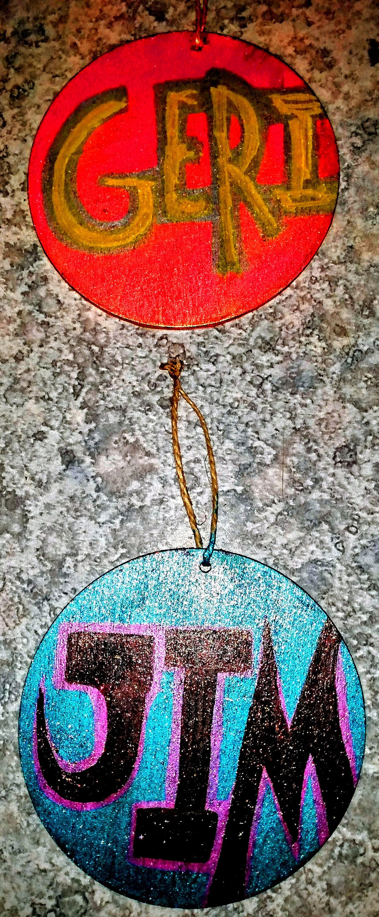 Custom Painted Name Sign circle - Etsy