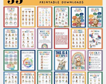 Calming Strategies Poster| Calm Down Corner| Emotions Chart for Kids ...