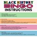 50 Black History Bingo, Black History Games for Adults Preschool, Black ...