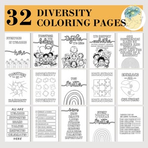 Diversity and Inclusion, Diversity Coloring Pages, Social Justice ...