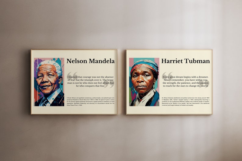 22 Black Icons Poster, Black History Month Poster for Classroom, Black ...