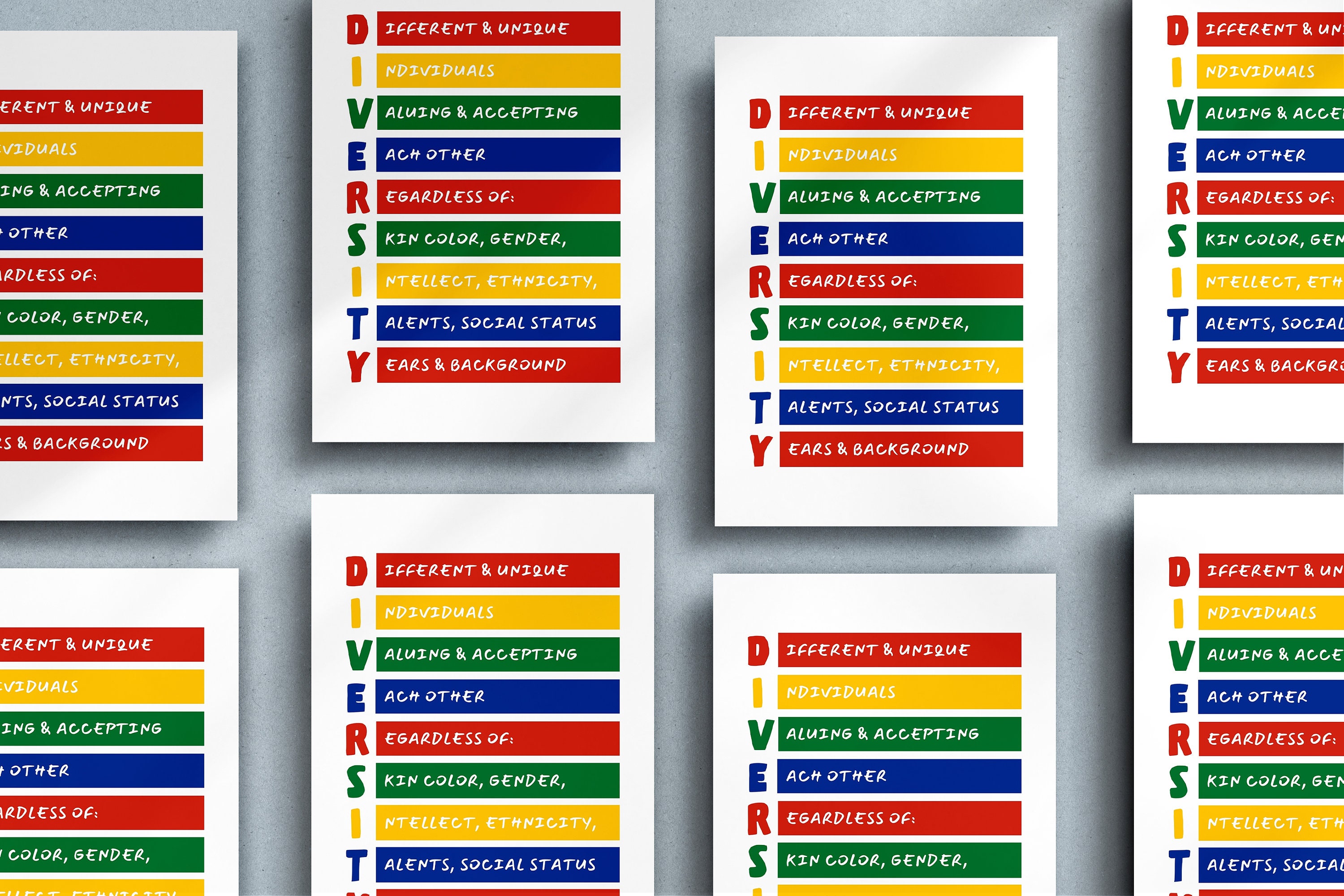 Diversity Posters, Diversity and Inclusion Poster, Inclusion Poster ...