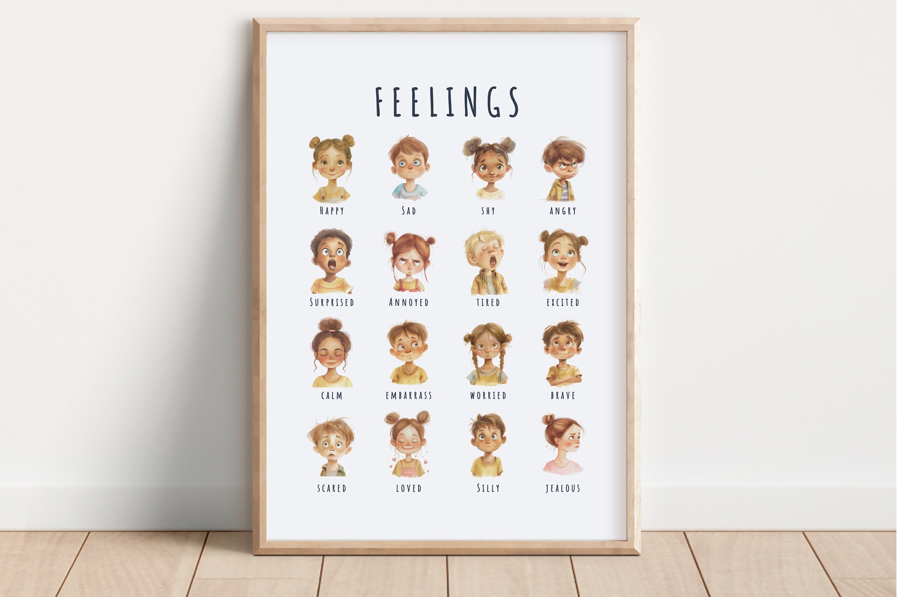 Feelings Poster, Emotions Poster, Feelings Chart, How Are You Feeling ...