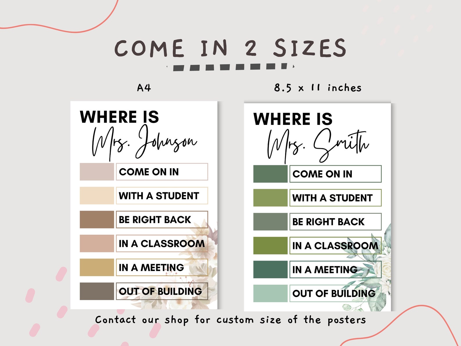 Personalized School Counselor Door Sign, Where is the Social Worker ...