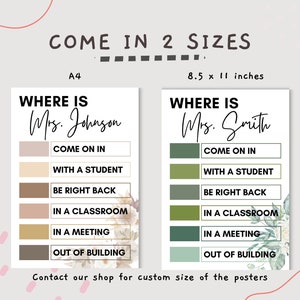 Personalized School Counselor Door Sign, Where is the Social Worker ...