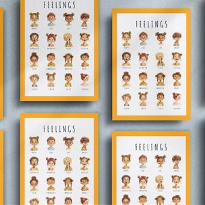 Feelings Poster, Emotions Poster, Feelings Chart, How Are You Feeling ...