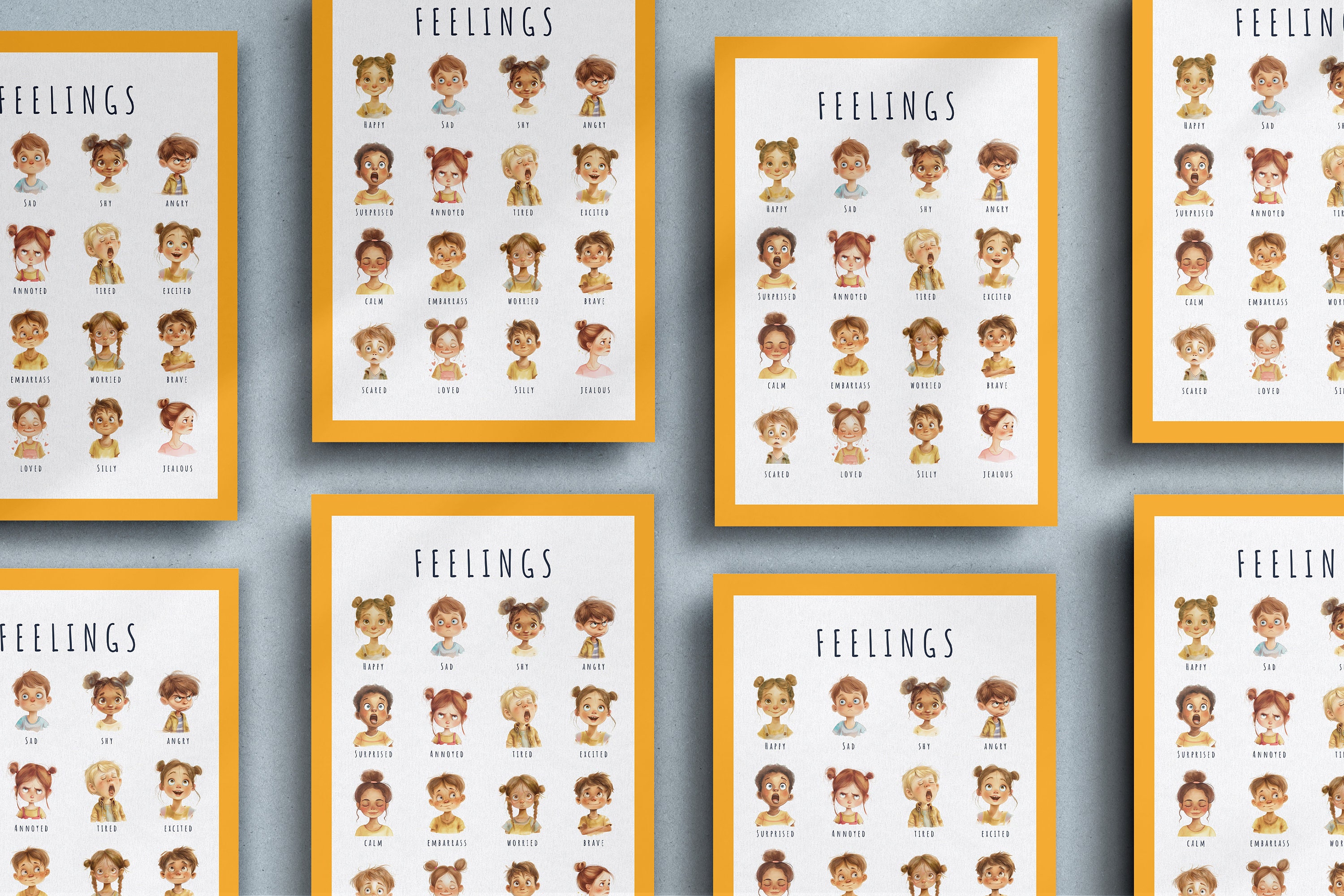 Feelings Poster, Emotions Poster, Feelings Chart, How Are You Feeling ...