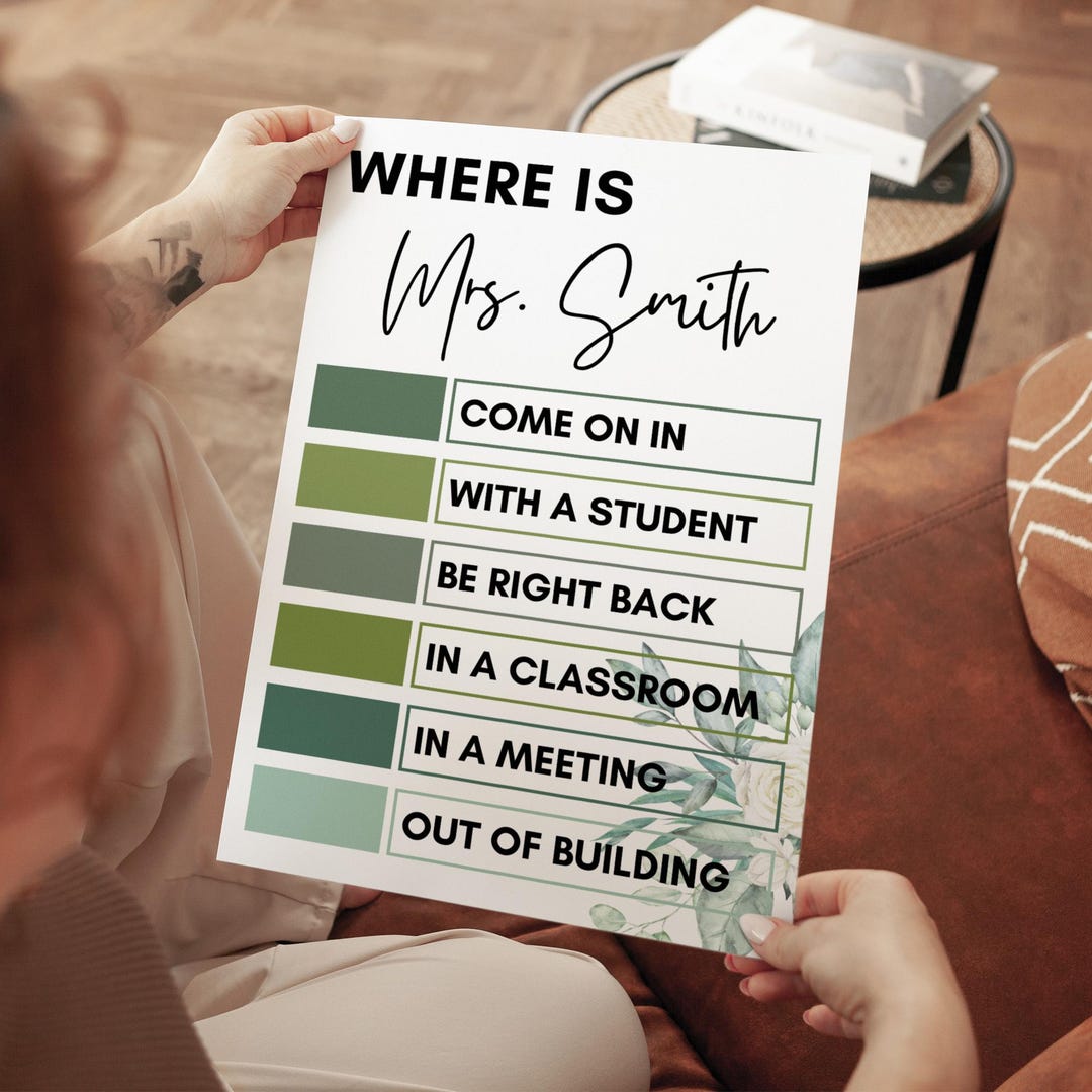 Personalized Social Worker Door Sign, Social Worker Office Decor, Where ...