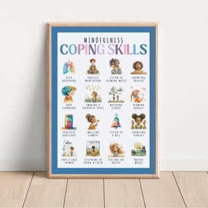 Coping Skills Poster, Mindfulness Poster, Calming Techniques Poster ...