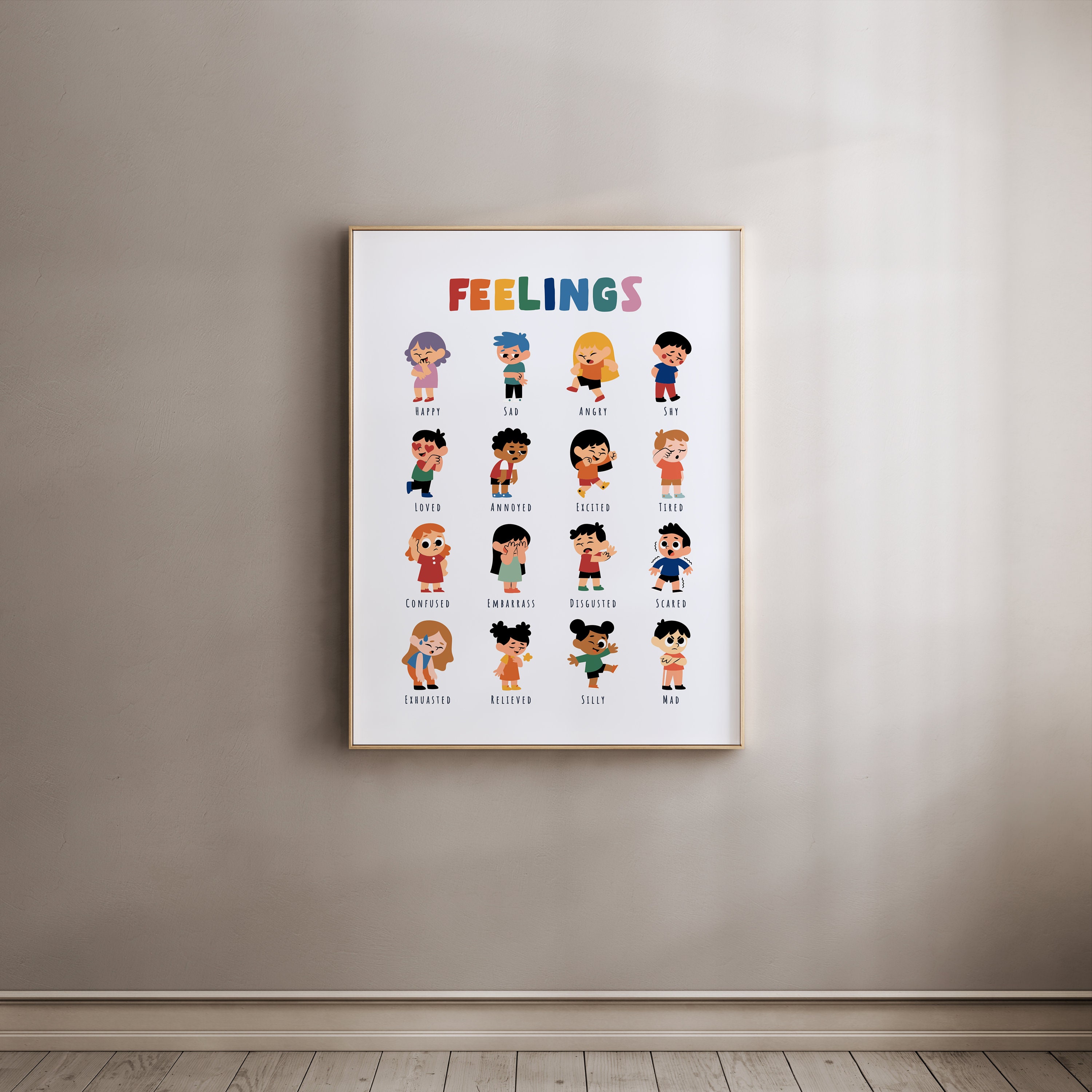 Feelings Poster, Emotions Poster, Feelings Chart, How Are You Feeling ...