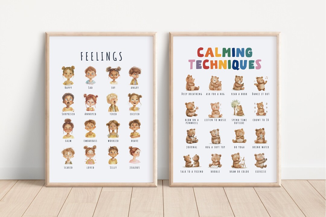 Feelings Poster, Calming Techniques, Emotions Chart, Feelings Chart ...