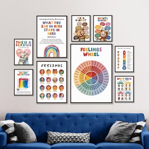 30 Calm Corner Poster Calm Down Corner Montessori Classroom Homeschool ...