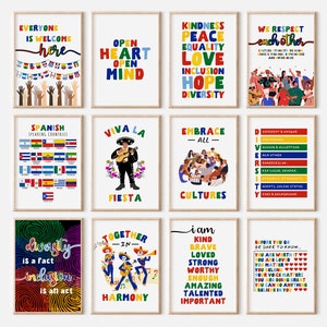Hispanic Heritage Month Bulletin Board, Hispanic Art Prints, Hispanic ...