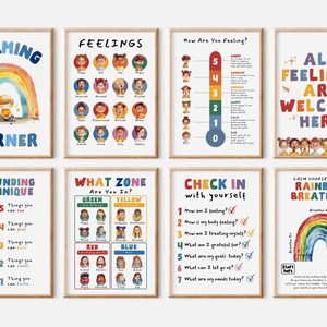 Calming Corner Poster, Calm Down Corner, Montessori Homeschool Decor ...