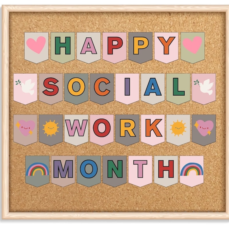 Social Worker Appreciation Banner - Etsy