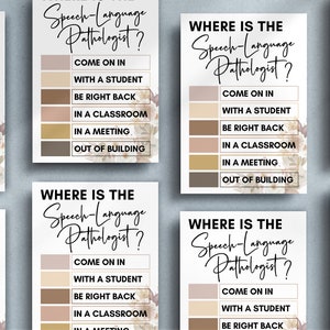 Where is the SLP Door Sign, Speech Language Pathologist Door Sign, SLP ...