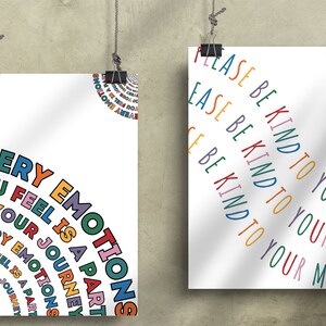 Therapy Office Posters, Mental Health Prints, Psychologist Wall Decor ...