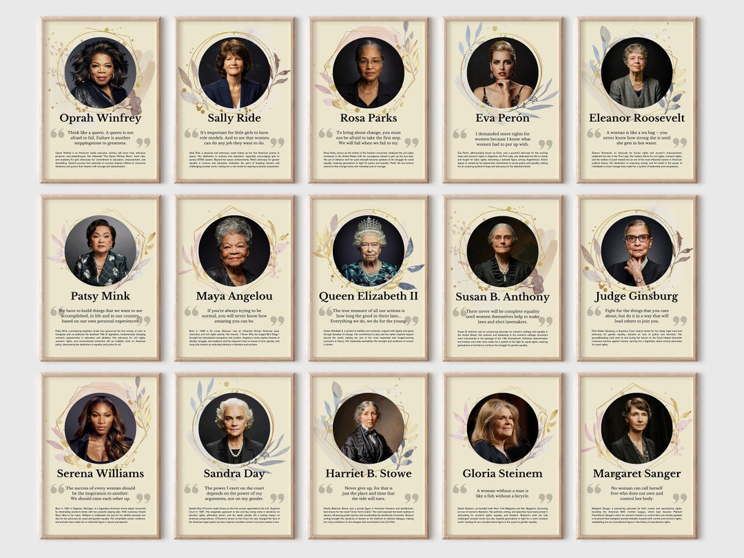 Women's History Posters, Women's History Month Bulletin Board, Women's ...