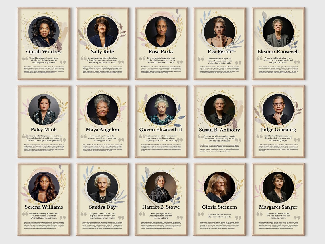 35 Women's History Month Poster, Women's History Month Bulletin Board ...