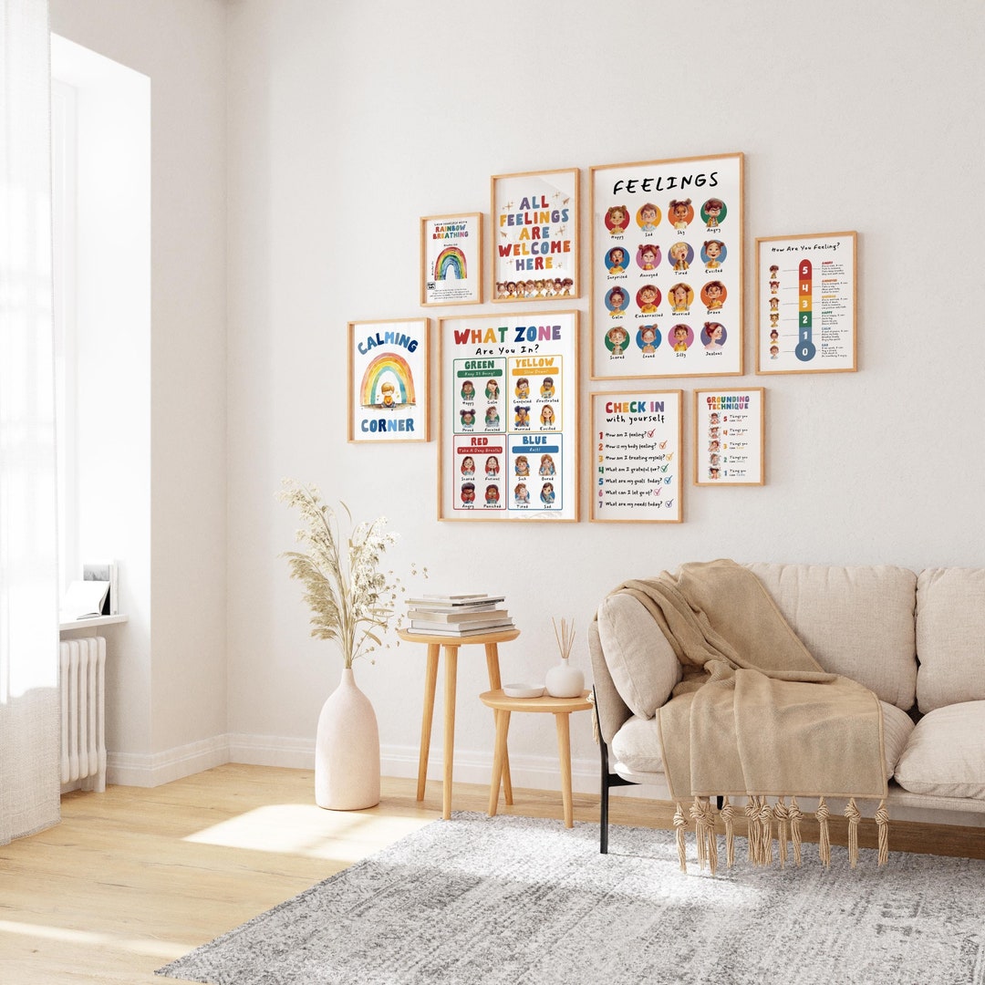 Calm Corner Posters, Calming Corner Posters, Homeschool Decor, Feelings ...