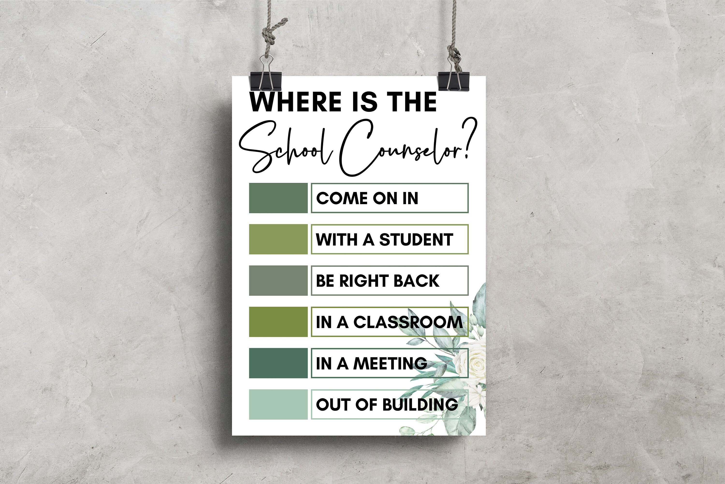 Where is School Counselor Door Sign, School Counselor Door Sign ...