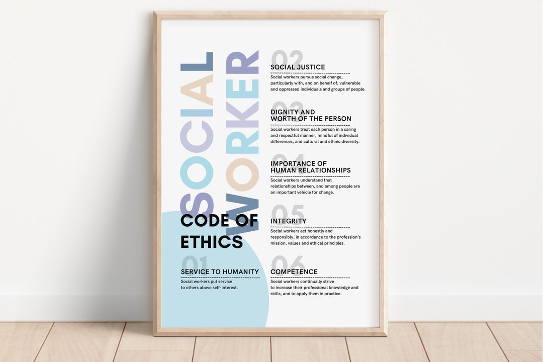 Social Work Ethics, Social Worker Graduation Gift, School Social Work ...