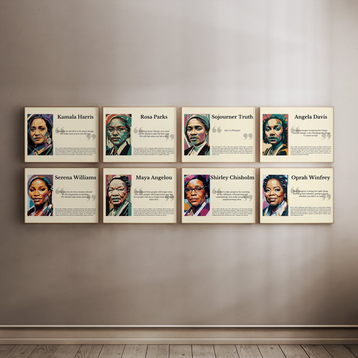 10 Iconic Black Women Poster, 10 Inspirational Black Women Poster, Black History Month Bulletin ...