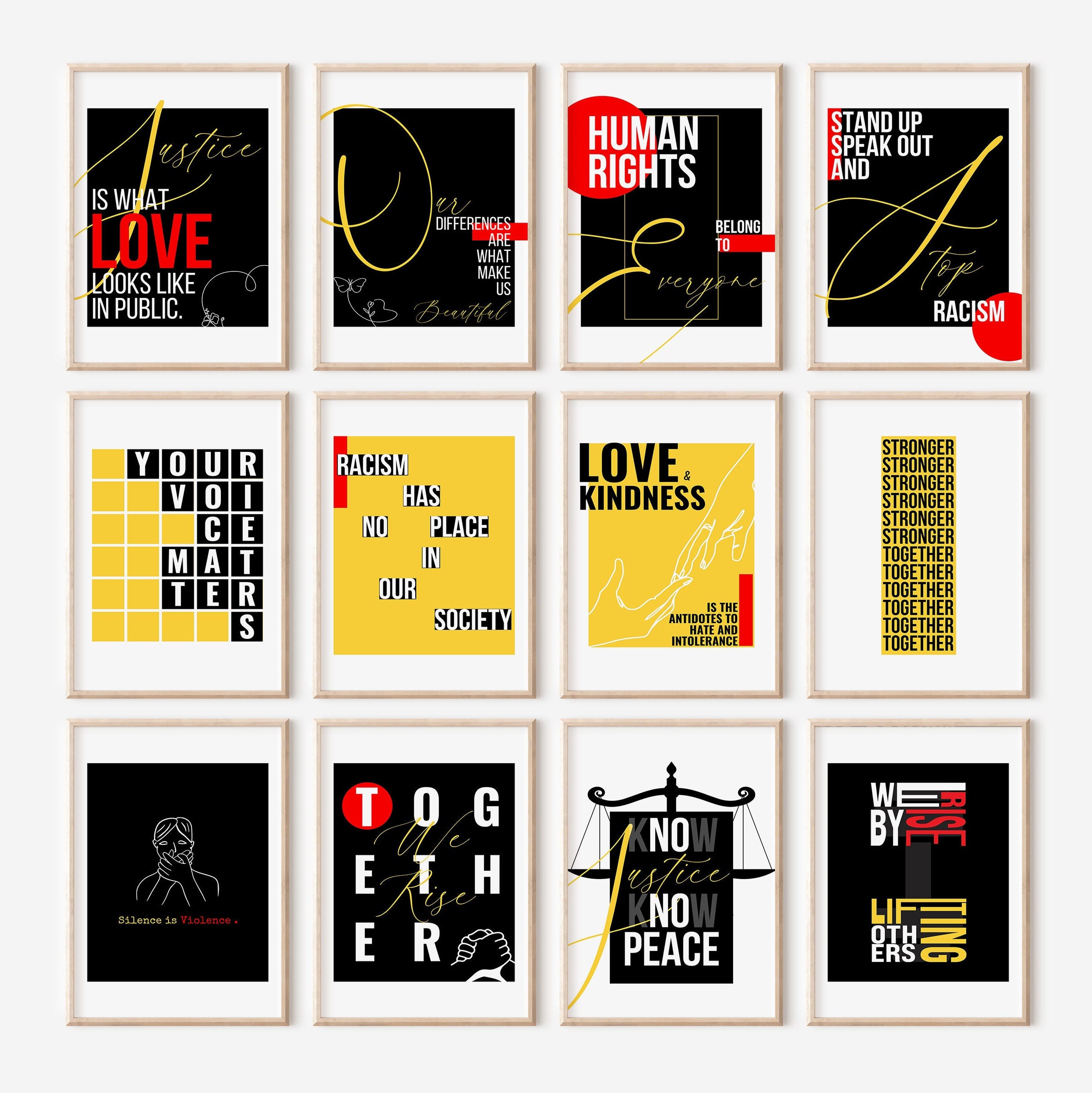 Social Injustice Posters