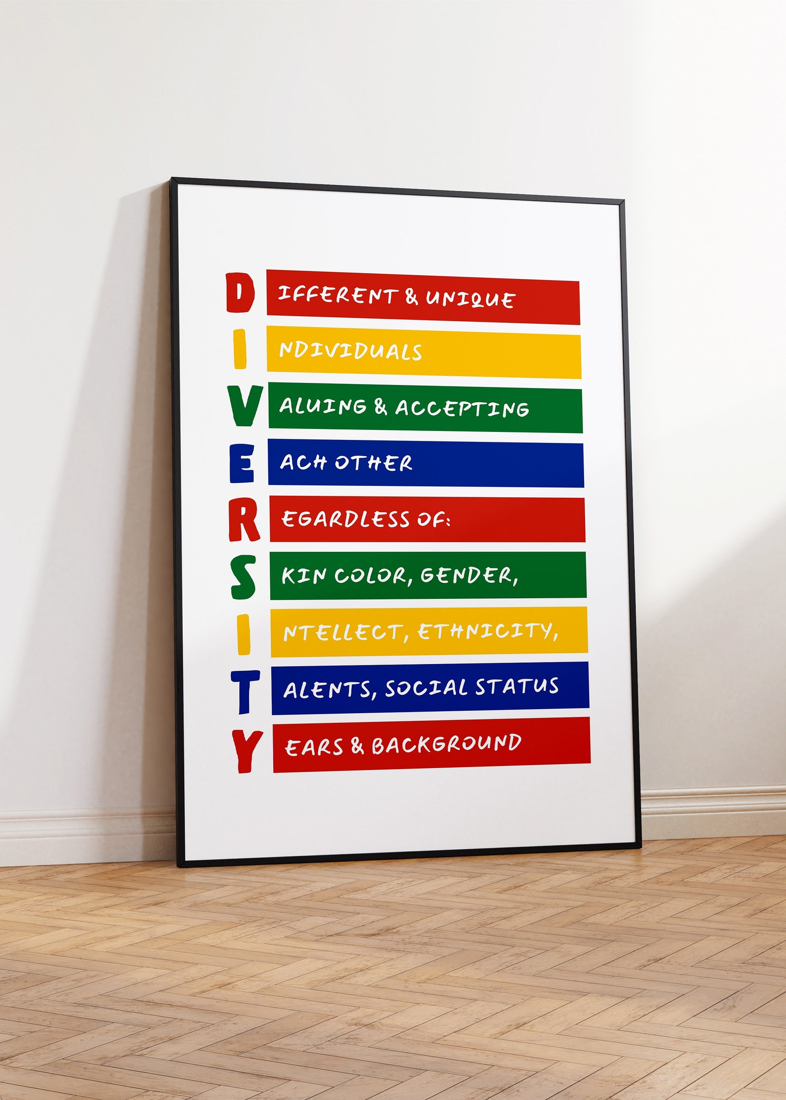 Diversity Posters, Diversity and Inclusion Poster, Inclusion Poster ...