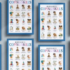 Coping Skills Poster, Mindfulness Poster, Calming Techniques Poster ...