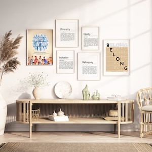 Racial Equality, Diversity Poster, DEIB Poster, Diversity Equity and ...