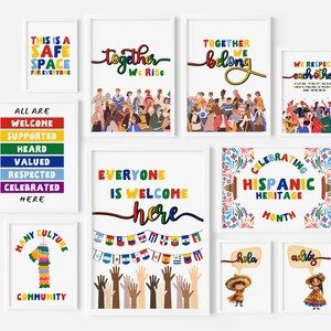 Hispanic Heritage Month Bulletin Board, Hispanic Art Prints, Hispanic ...