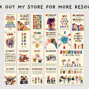 This is A Safe Space, Calming Corner Poster, Equality Print, Safe Space ...