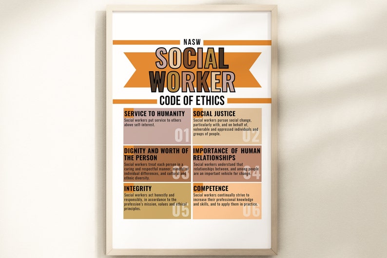 Social Worker Code of Ethics, Social Work Values, NASW Code of Ethics ...