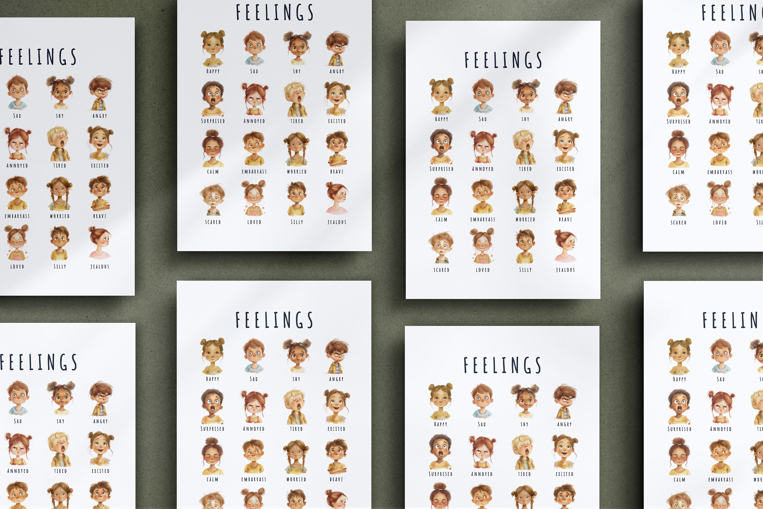 Feelings Poster, Emotions Poster, Feelings Chart, How Are You Feeling ...
