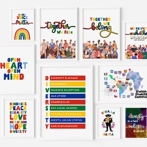 Hispanic Heritage Month Bulletin Board, Hispanic Art Prints, Hispanic ...