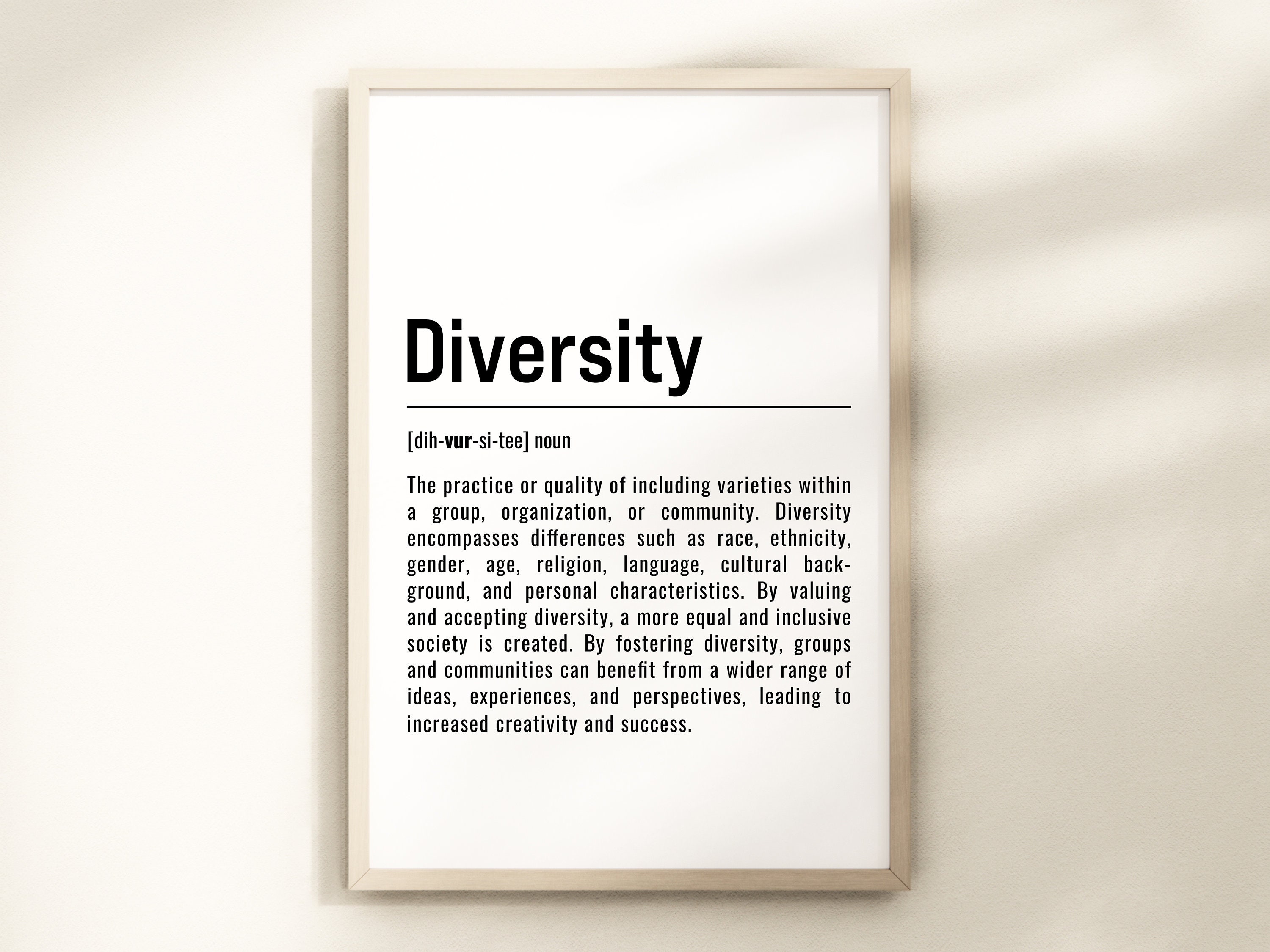 Racial Equality, Diversity Poster, DEIB Poster, Diversity Equity and ...