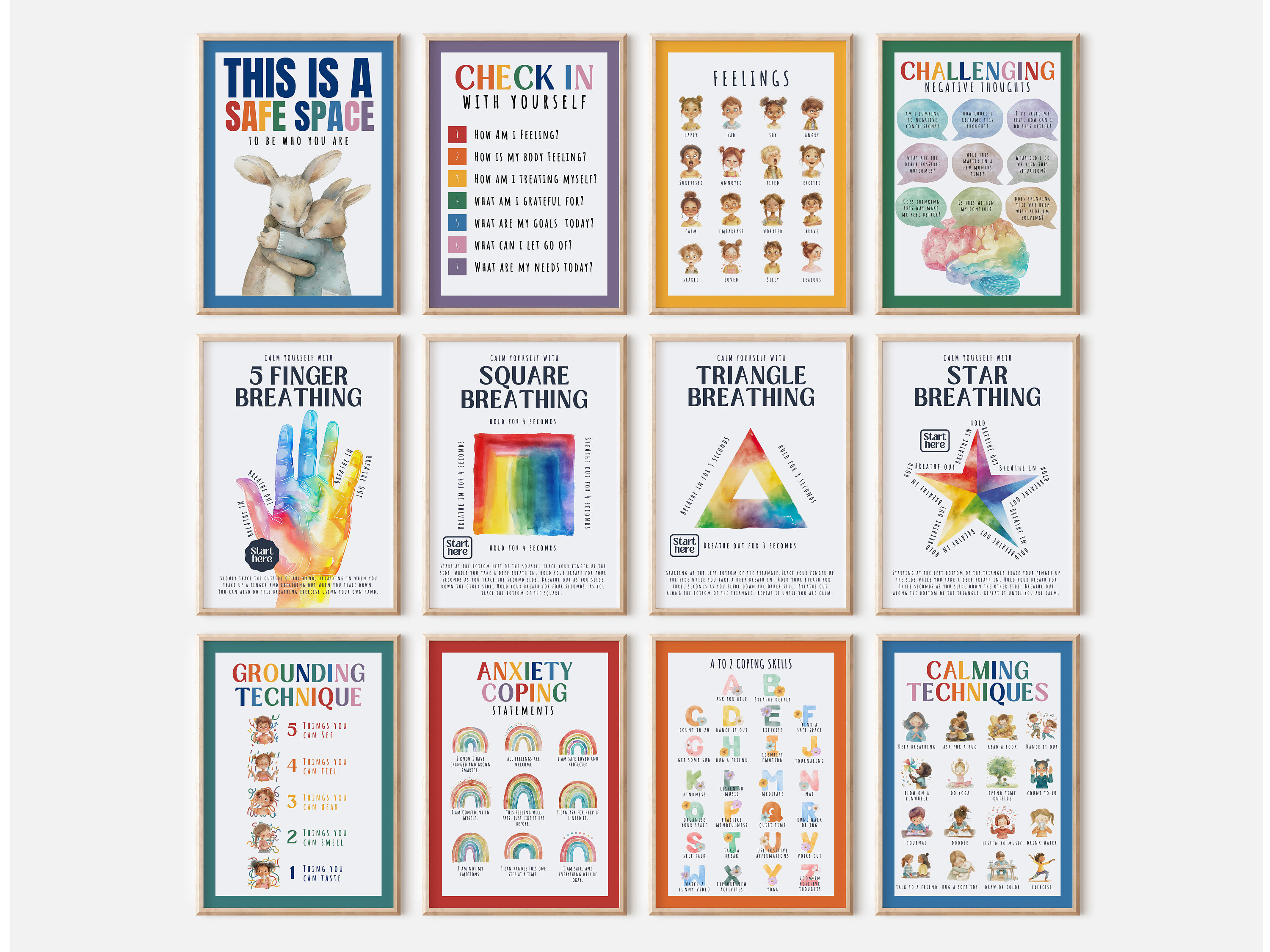 35 Calming Corner Classroom, Calm Down Corner Bundle Set, Social ...