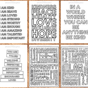 Inclusive & Affirmative Kids Coloring Pages, Diversity Coloring Pages ...