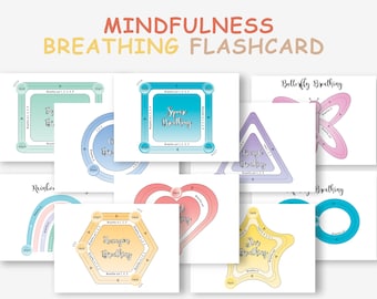Positive Affirmations Kids Mindfulness Breathing Exercises Activity ...
