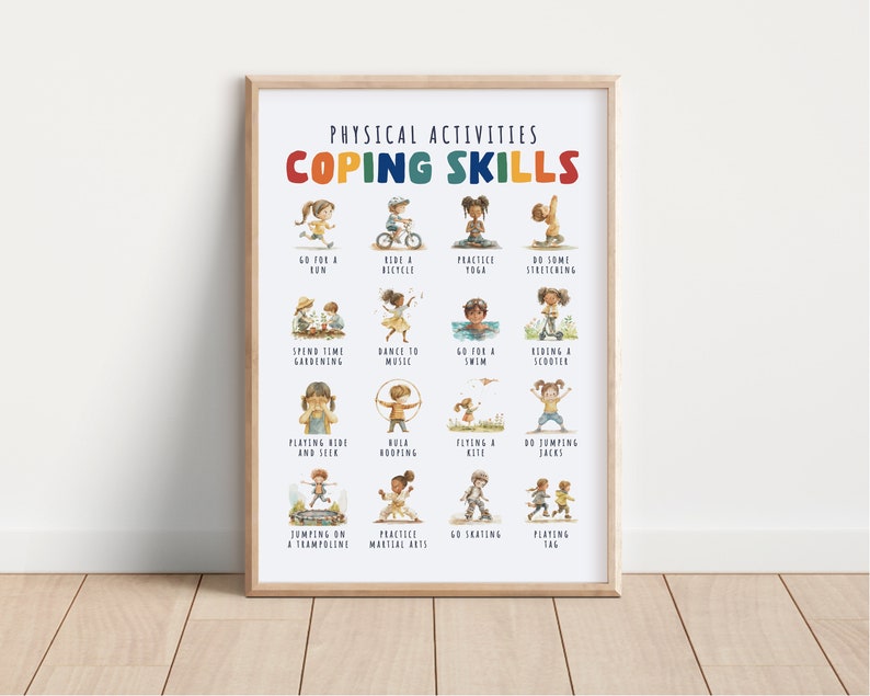 Children Therapy Posters, Calming Corner Poster, Anxiety Coping Skills ...
