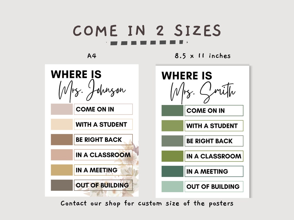 Personalized School Counselor Door Sign, Where is the Social Worker ...