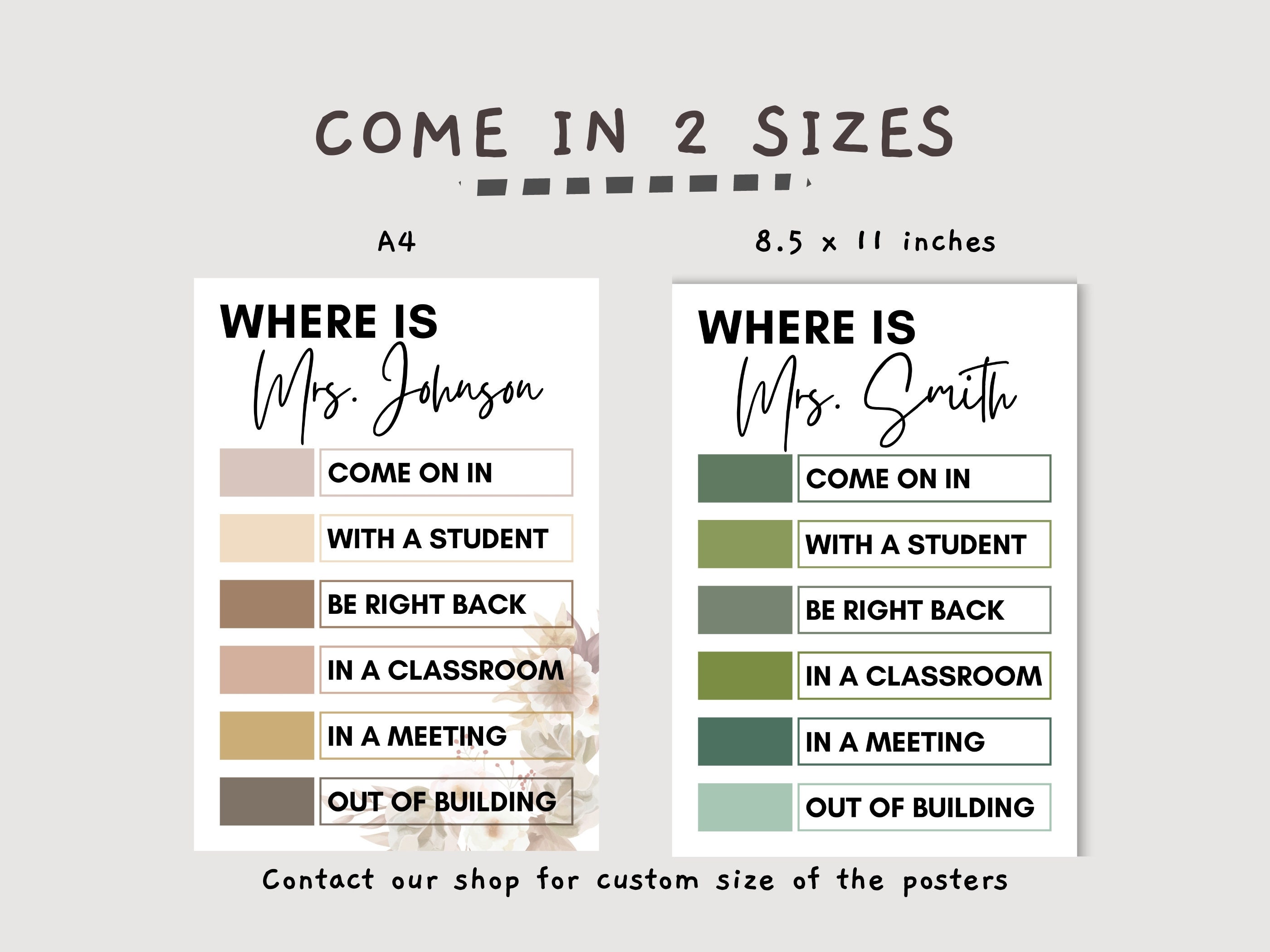 Personalized Teacher Door Sign, Where is the Social Worker, School ...