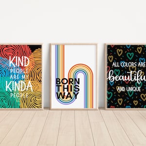 18 Diversity Poster, Diversity and Inclusion, LGBTQ Prints, You Matter ...