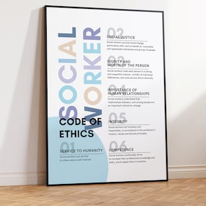 Social Work Ethics, Social Worker Graduation Gift, School Social Work ...
