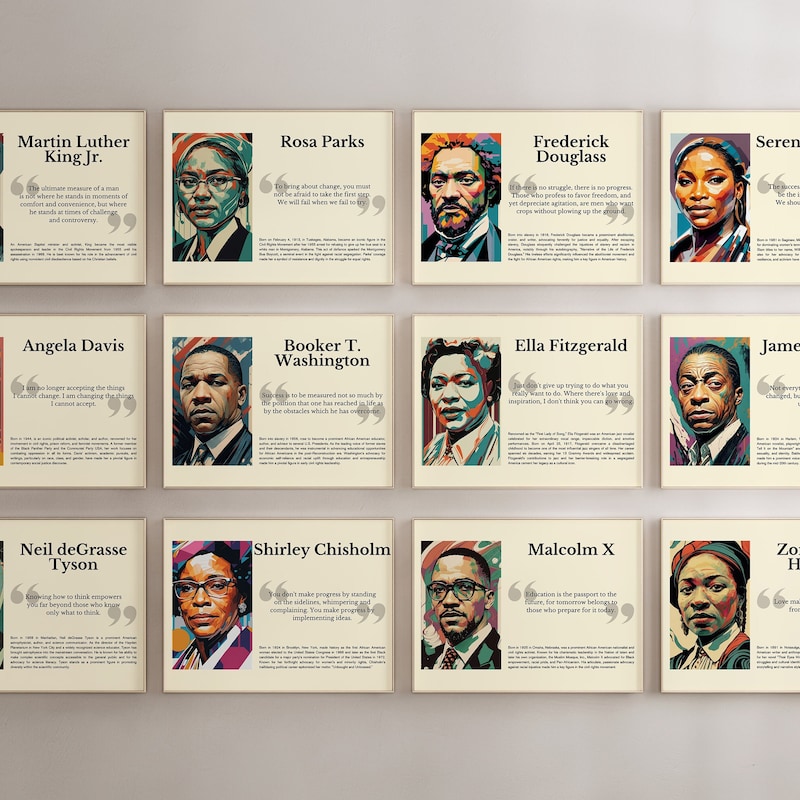 Black History Wall Poster - Etsy