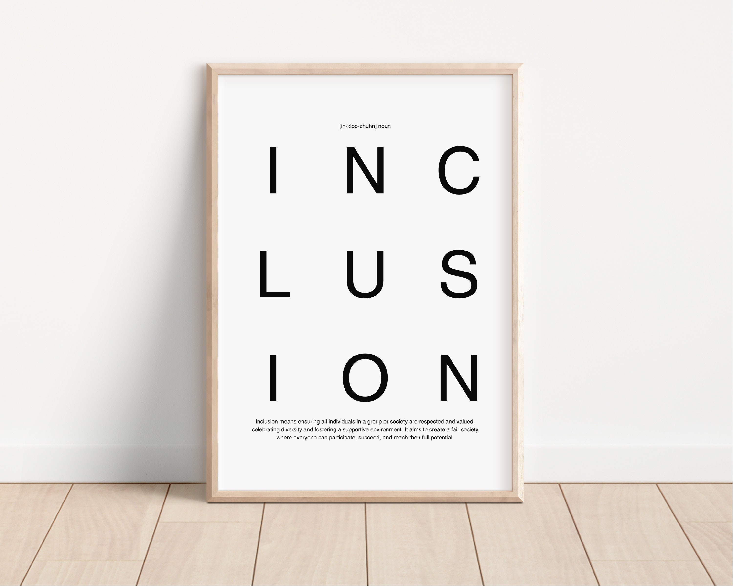 Set of 4 Diversity Poster Inclusive Poster Diversity Wall - Etsy