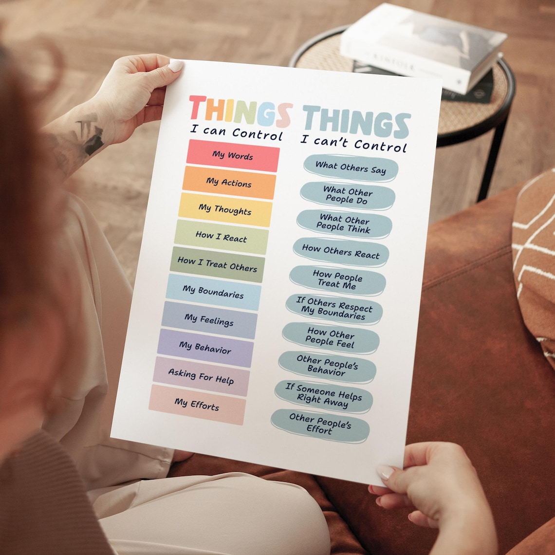 Things I Can Control Poster, What I Can Control and Cant Control ...
