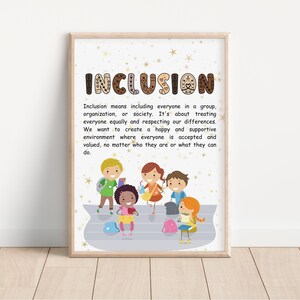 Diversity Poster for Kids, Diversity Bulletin Board, Cultural Diversity ...