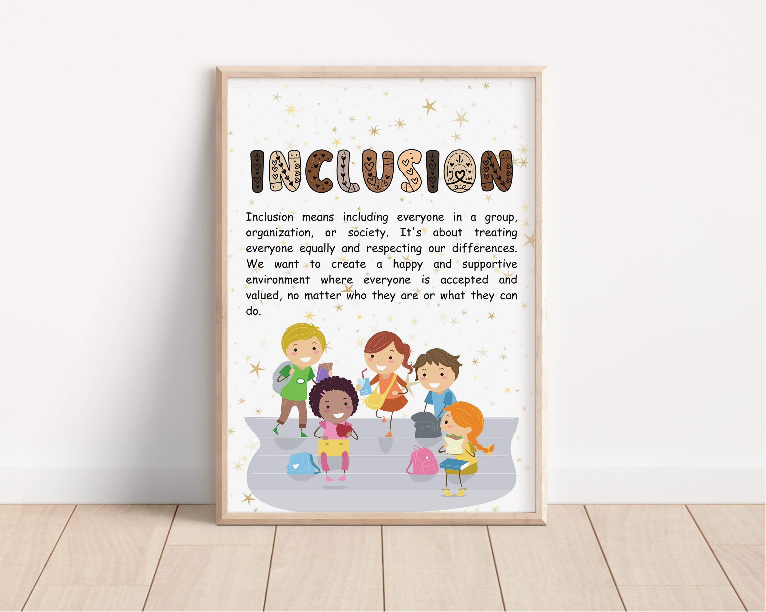Diversity Poster for Kids, Diversity Bulletin Board, Cultural Diversity ...